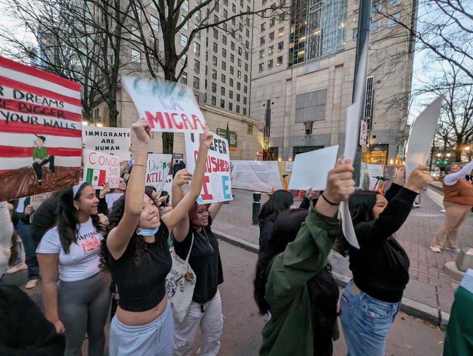 Winthrop Students Protest Trump Administration Led ICE Raids in ...